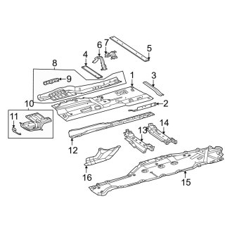2023 Mercedes S Class OEM Rocker Panels & Floors — CARiD.com