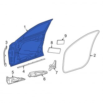 Mercedes Replacement Door Shells & Skins — CARiD.com