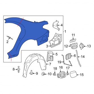 Mercedes S Class OEM Quarter Panels & Parts - Rear & Front | CARiD