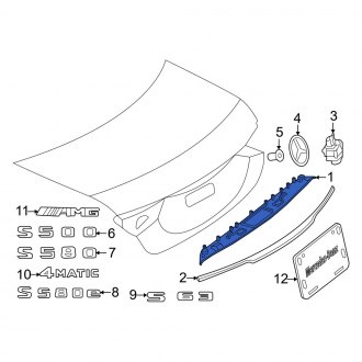 Mercedes Car Replacement Trunk Lids & Parts — CARiD.com