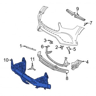 Mercedes GLS Class Bumper Reinforcements & Energy Absorbers – CARiD.com