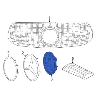 Mercedes GLB Class Grille Frames & Moldings — CARiD.com