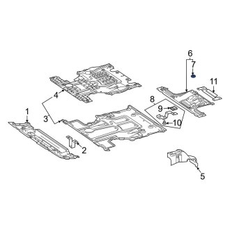 Mercedes GLS Class Header Panel Brackets & Hardware — CARiD.com