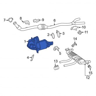 Mercedes GLE Class OEM Exhaust Parts | Systems, Tips, Pipes — CARiD.com