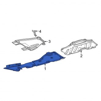 Mercedes GLE Class Underbody Covers | Splash Shields — CARiD.com