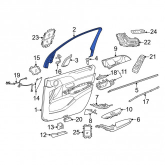 Mercedes GLS Class Replacement Window Seals — CARID.com