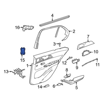 Mercedes GLE Class OEM Window Parts | Visors, Regulators — CARiD.com