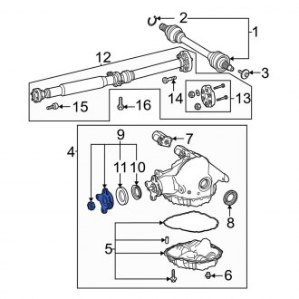 Mercedes GLE Class Replacement Driveshaft Slip Yokes — CARiD.com