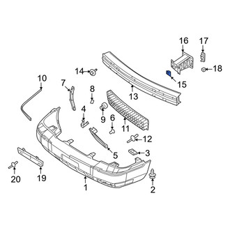 Mercury Grand Marquis Bumper Brackets & Hardware - Front, Rear | CARiD