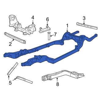 Mercury Grand Marquis Replacement Chassis Frames & Rails - CARiD.com