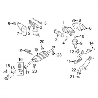 2009 Mercury Mariner OEM Exhaust Parts - Systems, Tips | CARiD