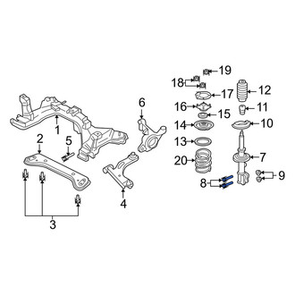 Mercury OEM Suspension Parts | Factory Shocks & Struts — CARiD.com
