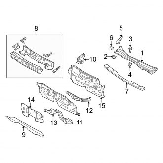 2008 Mercury Milan Replacement Hoods - Hinges, Supports | CARiD