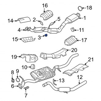 Mercury Grand Marquis OEM Exhaust Parts - Systems, Tips, Pipes | CARiD