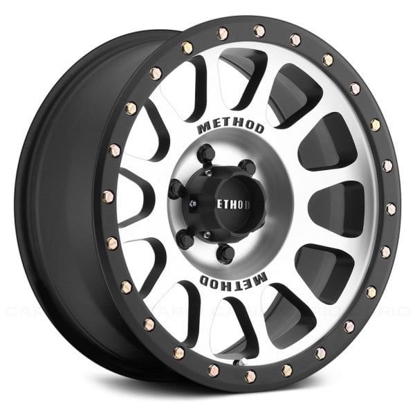 METHOD RACE® 305 NV Wheels - Matte Black with Machined Face Rims