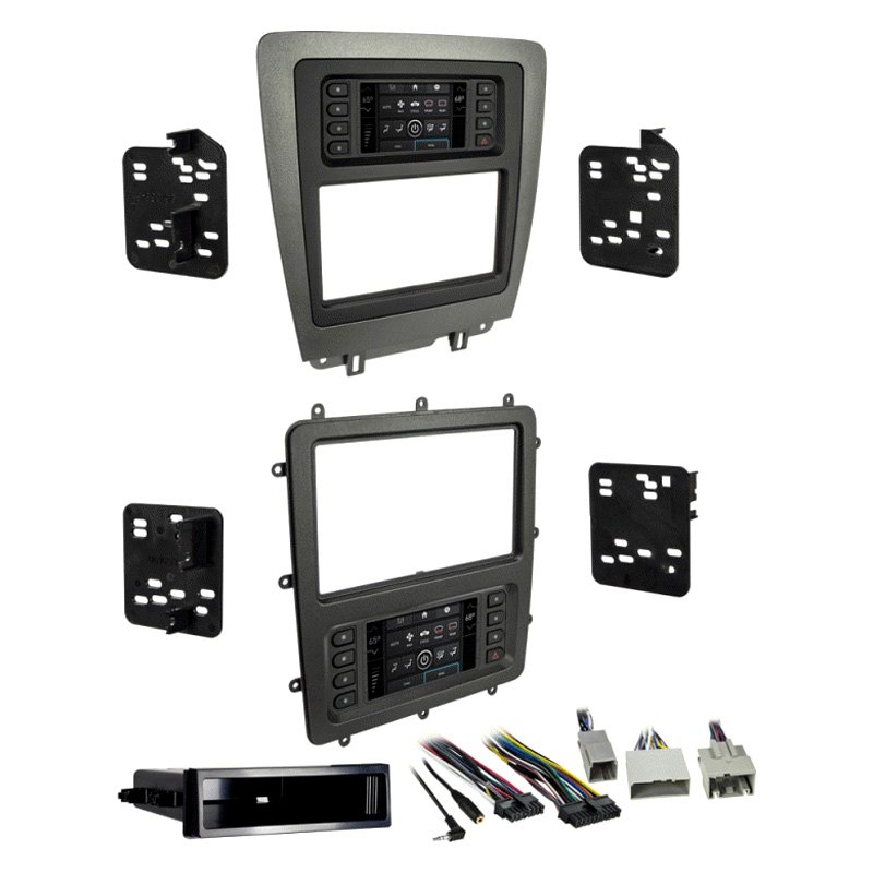 Metra® 99-5839CH - Double DIN Charcoal Stereo Dash Kit with Matte Black ...