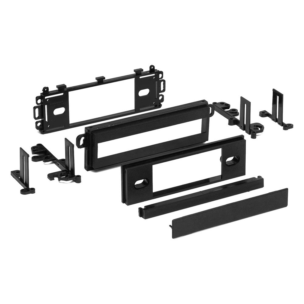 Metra® 99-7000 - Single DIN Black Stereo Dash Kit with Equalizer Housing