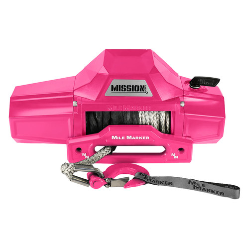 Mile Marker® 78-53251-BP-GG-BP-BP - 12,000 lbs Mission Bubblegum Pink ...