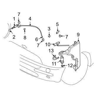 2004 Mini Cooper Windshield Washer Tanks & Parts — CARID.com