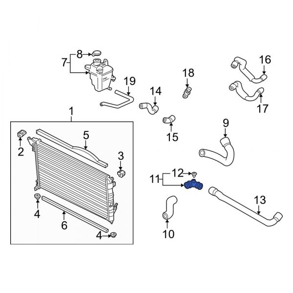 Mini OE 17127515487 - Engine Coolant Pipe