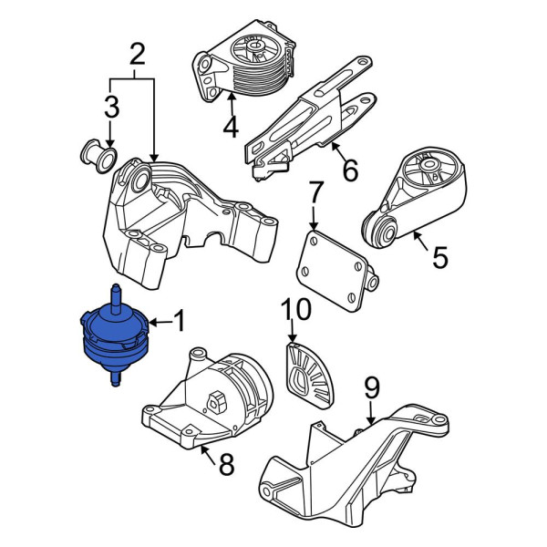 Mini OE 22116759732 - Front Engine Mount