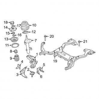 2004 Mini Cooper OEM Suspension Parts - Shocks, Struts | CARiD