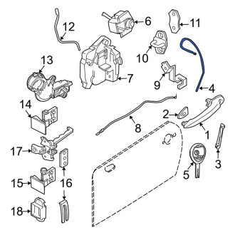 Mini Cooper Door Locks + Components — CARiD.com