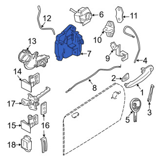 Mini Cooper Door Locks + Components | CARiD