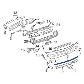 Mini Cooper Replacement Bumper Moldings & Trim — CARiD.com