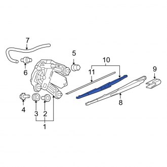 Mini Cooper OEM Wiper Blade & Washer Parts - Motors, Arms | CARiD