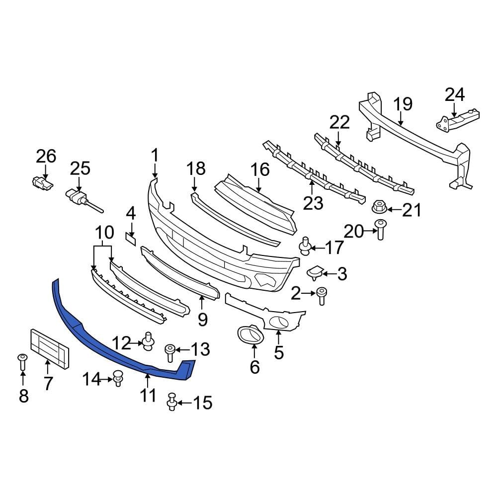 Mini OE 51112756495 - Front Spoiler