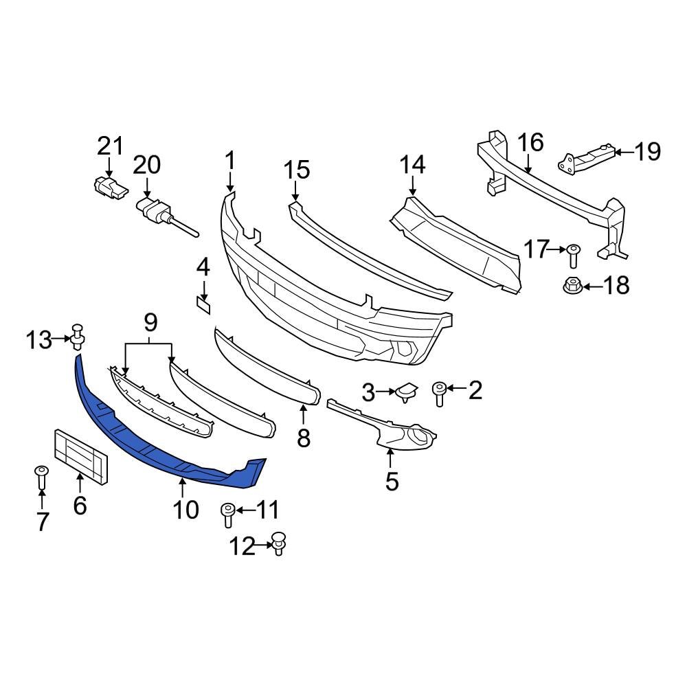 Mini OE 51112756497 - Front Spoiler