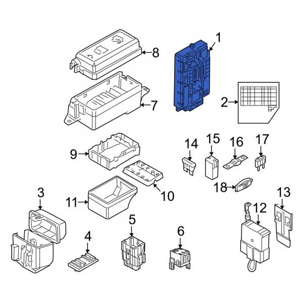 Mini OE 61353457582 - Fuse Box