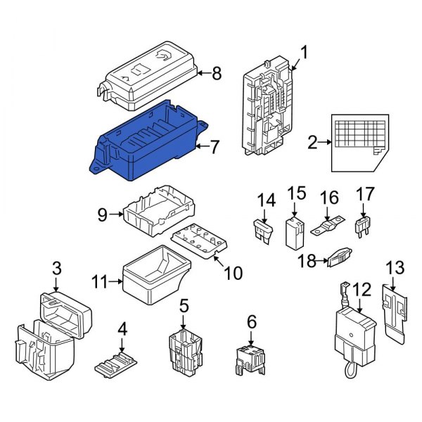 Mini OE 61353457582 - Fuse Box