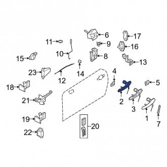 Mini Clubman Door Handles & Window Crank Handles — CARiD.com