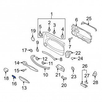 Mini Cooper Door Moldings | Side, Edge, Belt – CARiD.com