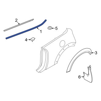Mini Cooper Replacement Fender Moldings & Trim — CARiD.com