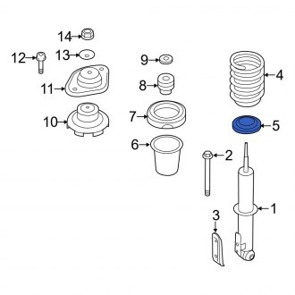 Mini Paceman OEM Suspension Parts | Shocks, Struts — CARiD.com