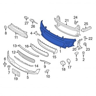 Mini Clubman Replacement Front Bumpers & Components — CARiD.com