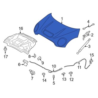 Mini Clubman Replacement Hood Panels — CARiD.com