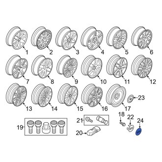 Mini OEM Wheel Center Caps - Emblems, Logos, Trim Rings | CARiD