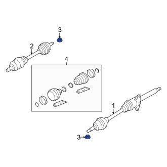 Mini Clubman OEM Driveline & Axle Parts - Hubs, CV-Joints | CARiD
