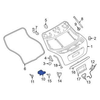 Mini Cooper Trunk/Tailgate Handles & Locks — CARID.com