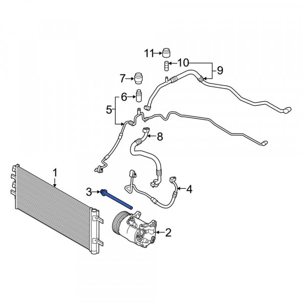 Mini OE 12319908092 - A/C Compressor Bolt