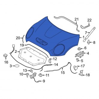 Mini Clubman Replacement Hood Panels — CARiD.com