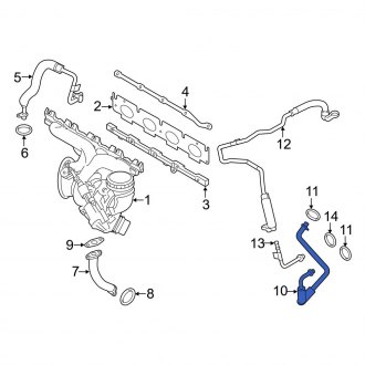 Mini Clubman Turbo & Supercharger Lines, Hoses, Fittings | CARiD