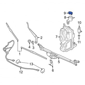 Mini Paceman OEM Wiper Blade & Washer Parts | Motors, Arms — CARiD.com