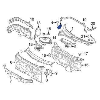 Mini Cooper Cowl Panels & Parts | Vent Grills — CARiD.com