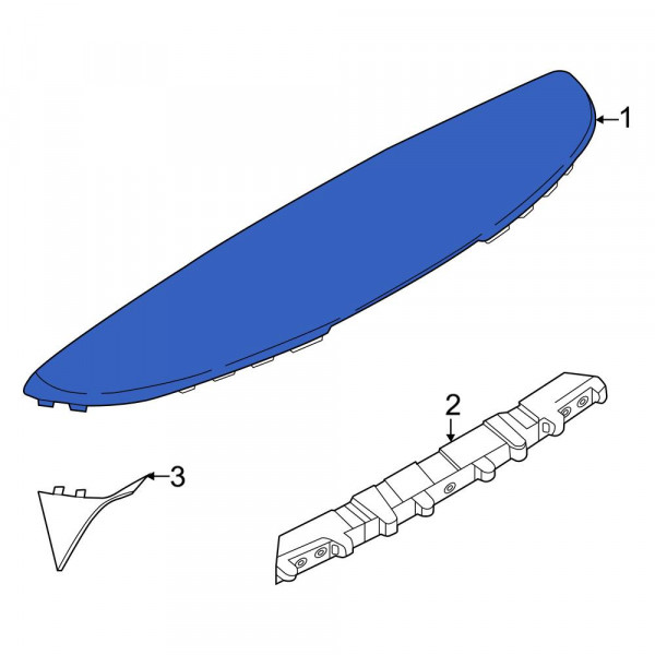 Mini OE 51627379605 - Rear Spoiler