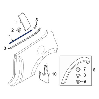 Mini OEM Fenders | Factory Front, Rear, Inner Fenders — CARiD.com